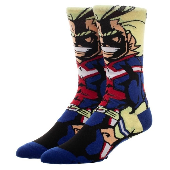 Underwear & Socks | My Hero Academia All Might 36 Character Crew Sock ...